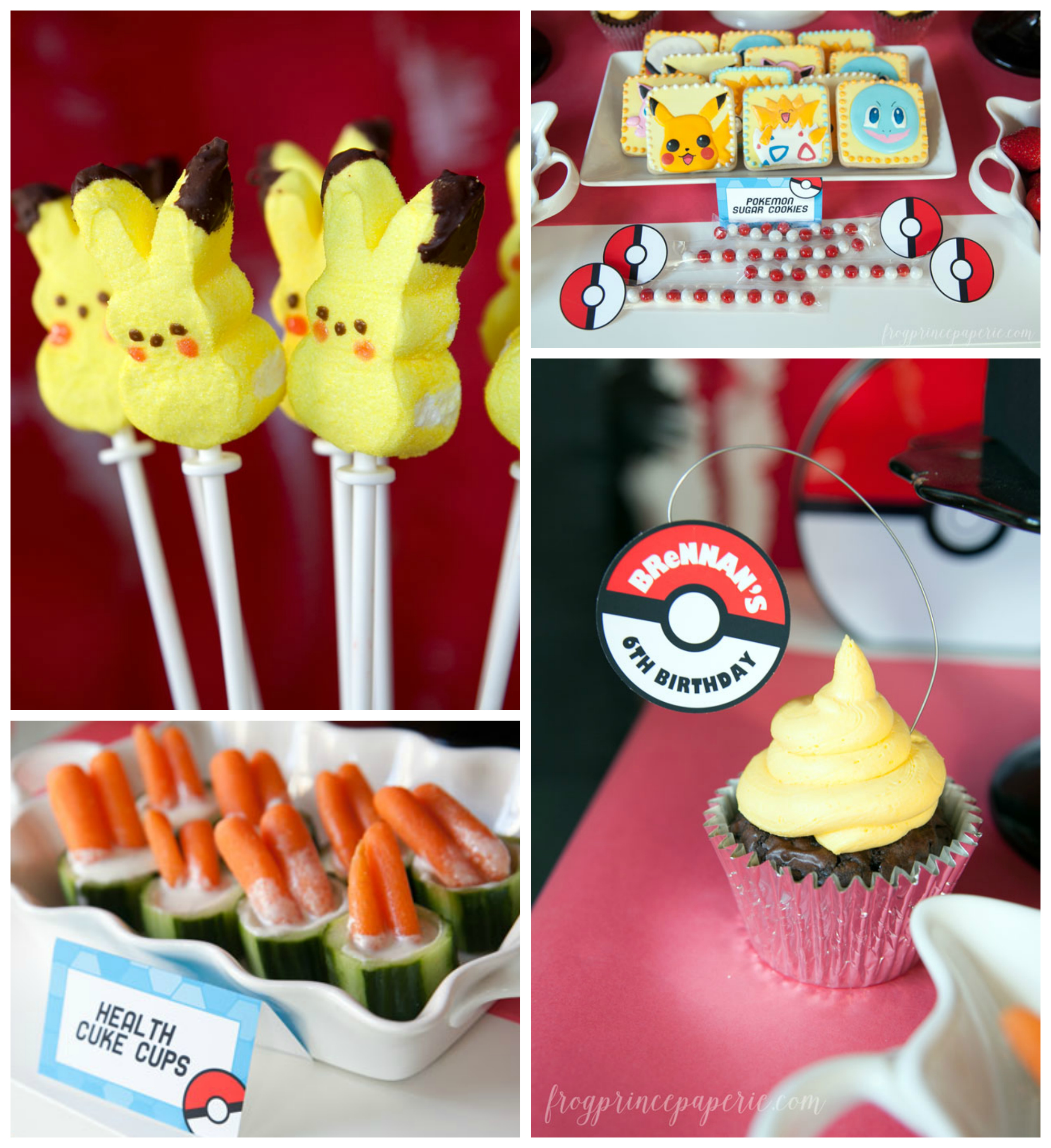 Easy Pokemon Birthday Party Ideas Frog Prince Paperie