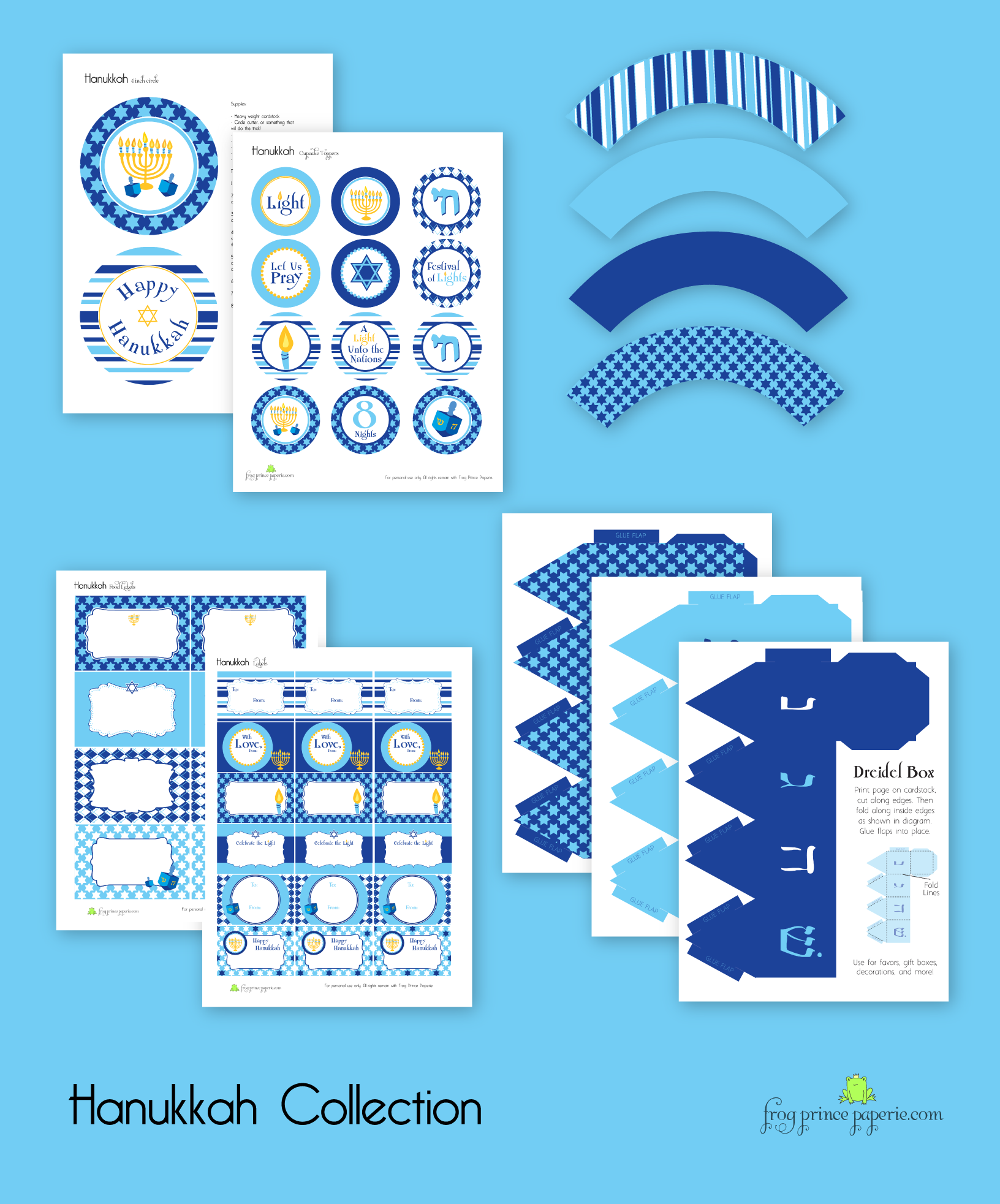 {New to Shop} It's Hanukkah! - Frog Prince Paperie