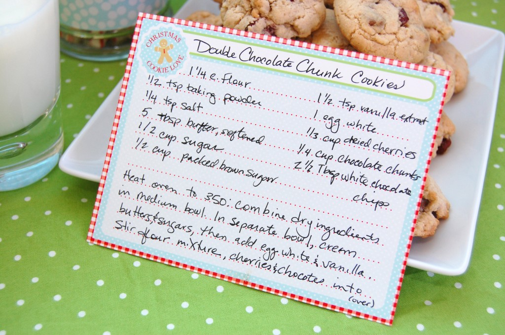  Free Gingerbread Christmas Cookies Free Printable Recipe Card Frog 
