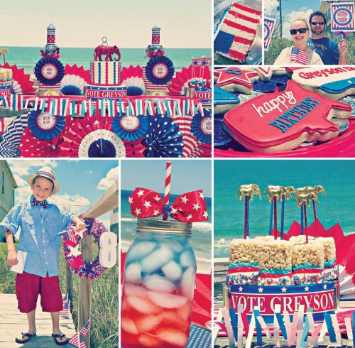 Patriotic Birthday Party {Real Party} - Frog Prince Paperie