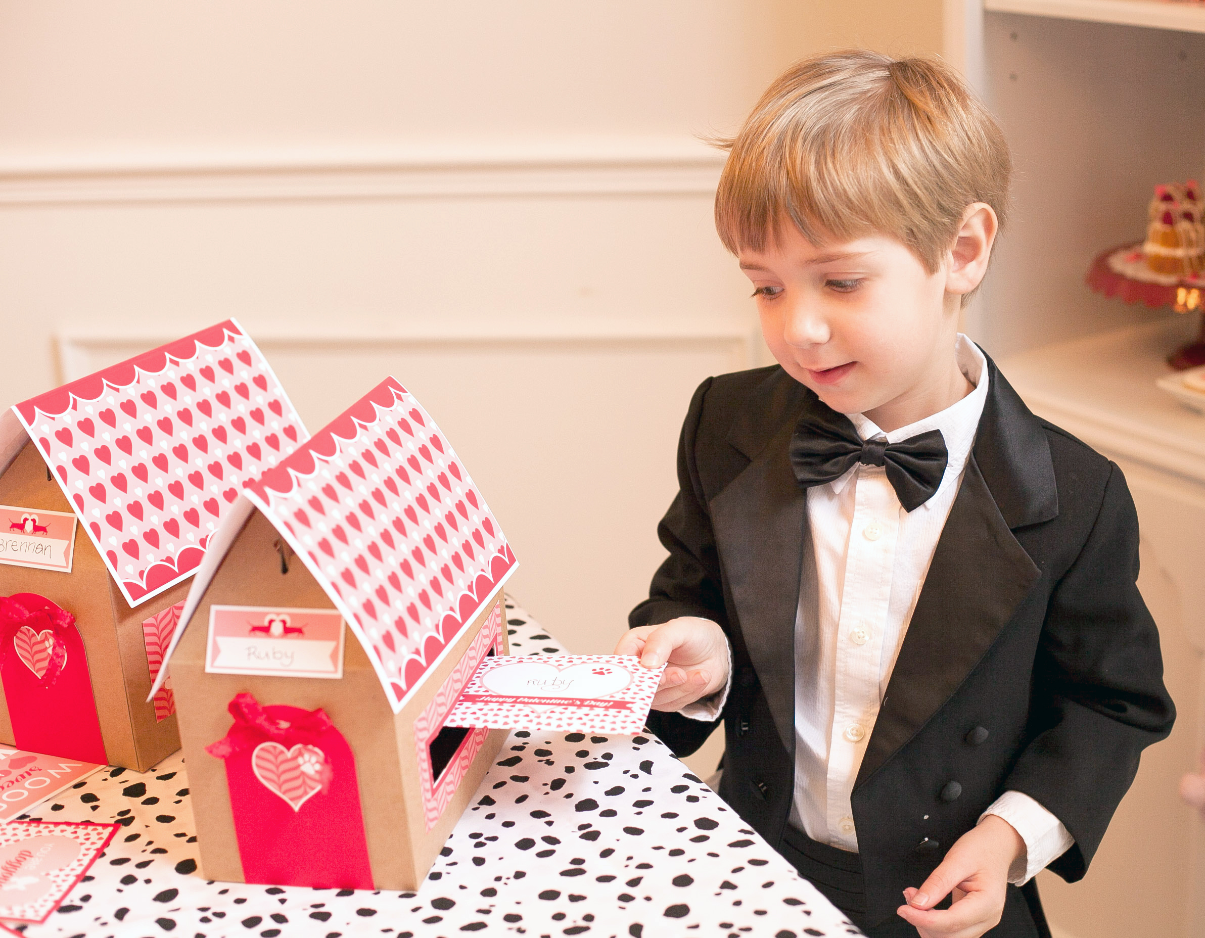 Free Printable Valentines Day Mail Boxes - Frog Prince Paperie