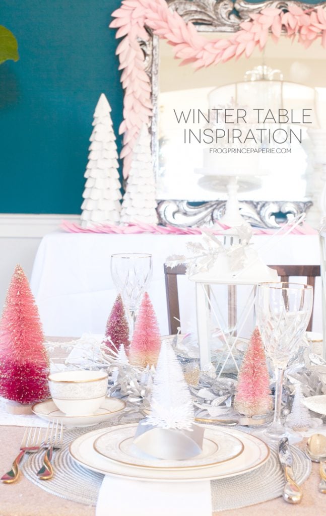 Winter Table Inspirations - Frog Prince Paperie