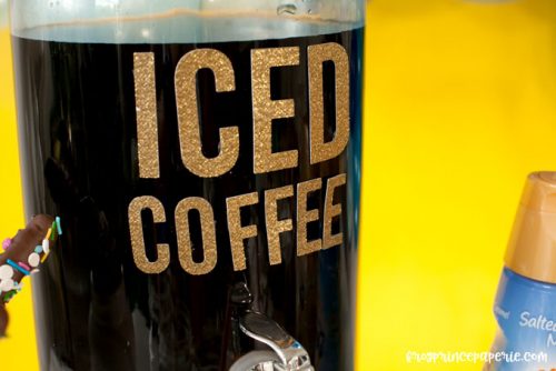 Iced Coffee Bar Party Ideas - Frog Prince Paperie