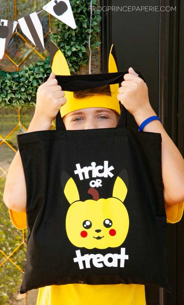 DIY Pikachu Costume for a Pokemon Halloween with Cricut