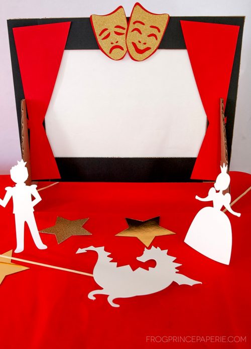Shadow Puppet Theater Indoor Activity for Kids - Frog Prince Paperie