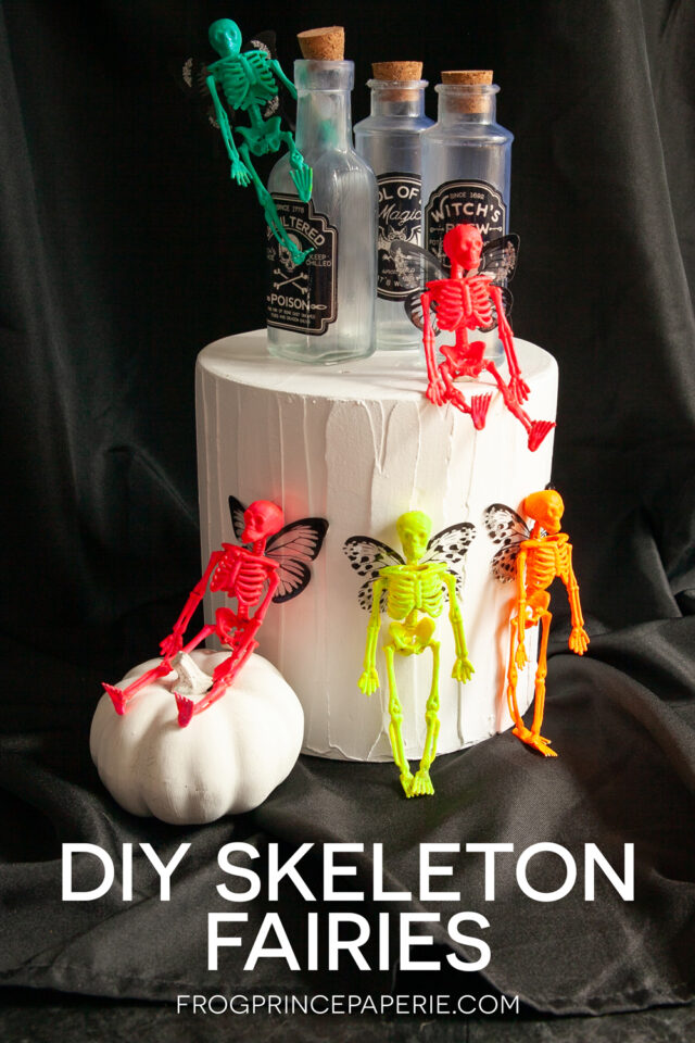 DIY Skeleton Fairies for Halloween - Frog Prince Paperie