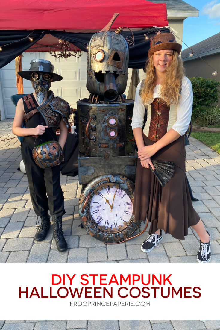 DIY Thrift Store Steampunk Costumes - Frog Prince Paperie