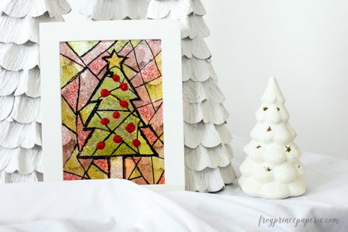 Christmas Kid Craft: Stained Glass Windows - Frog Prince Paperie