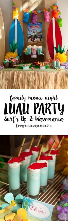 Surf's Up 2 Luau Party - Frog Prince Paperie
