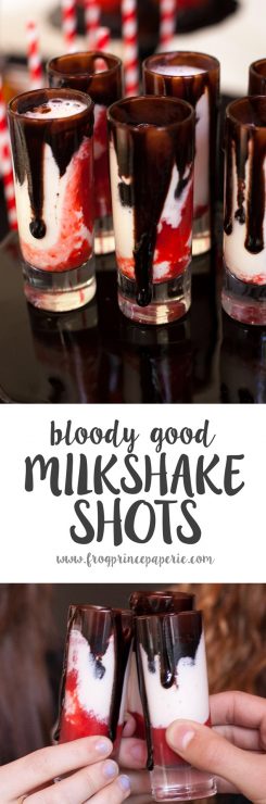 Twilight Bloody Good Vampire Milkshake Shots - Frog Prince Paperie