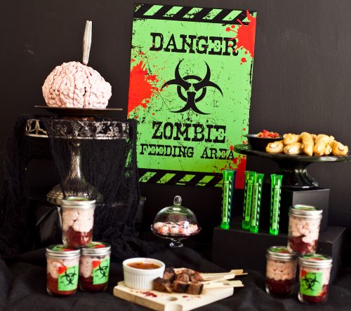 Zombie Party Ideas and Gruesome Recipes - Frog Prince Paperie